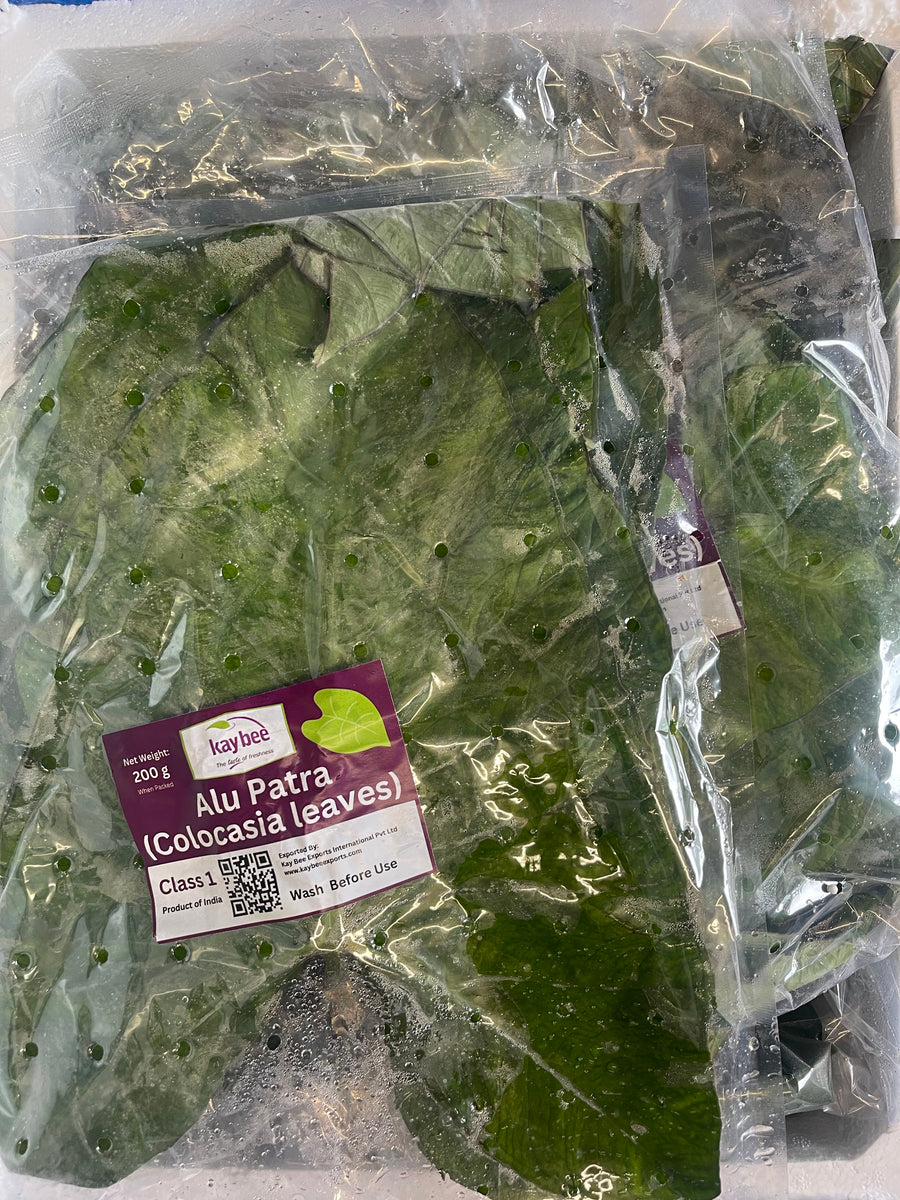FRESH INDIAN PATRA LEAVES TARO LEAVES (ARVI LEVAES ALU PATRA) – My ...