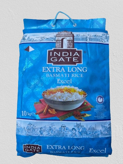 INDIA GATE PREMIUM BASMATI RICE XL SIZE EXTRA LONG EXCEL SIZE 10kg – My ...