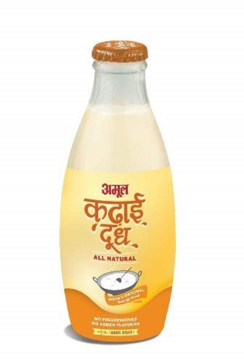 AMUL KADHAI DOODH MILK GLASS BOTTLE 200ml – My Spice Market