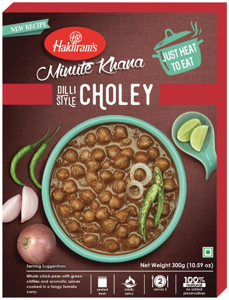 HALDIRAM MINUTE KHANA DILLI STYLE CHOLEY 300G (Ready to Eat) – My Spice ...